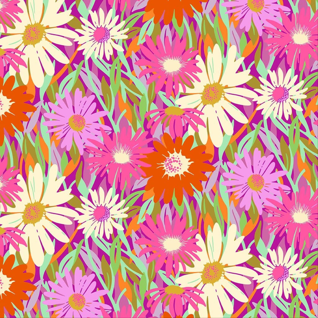 Unchained in Violet from Daisy Crush by Heather Bailey for FIGO Fabric