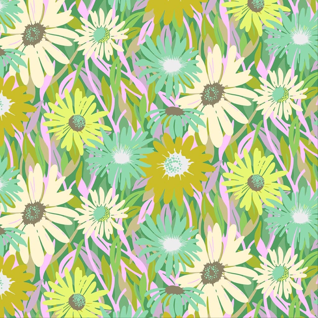 Unchained in Clover from Daisy Crush by Heather Bailey for FIGO Fabric