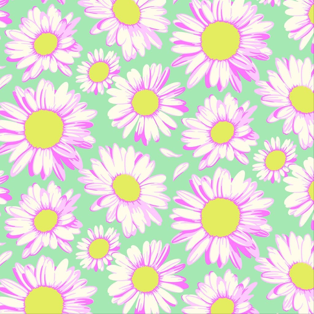 Sunshine Daisies in Sky from Daisy Crush by Heather Bailey for FIGO Fa