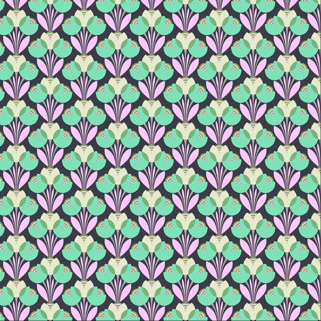 Best Buds in Shade from Daisy Crush by Heather Bailey for FIGO Fabrics