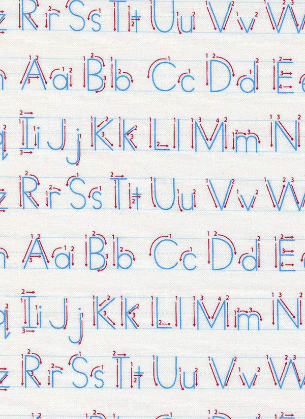 Hand Lettering in Paper for Back to School by Stacy Iest Hsu for Moda