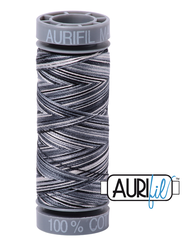 Aurifil Cotton Thread — Graphite (Variegated) 4665 — Small 28wt