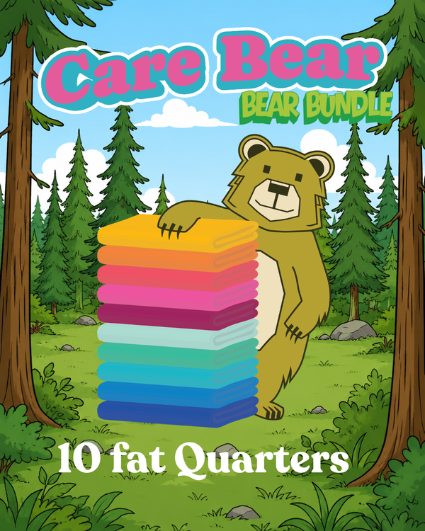 Care Bear - Fat Quarter Bundle (10FQs) - Quilt Canada Winnipeg 2026