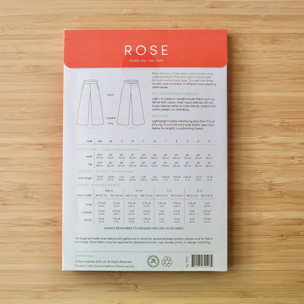 Rose Pants from Made by Rae